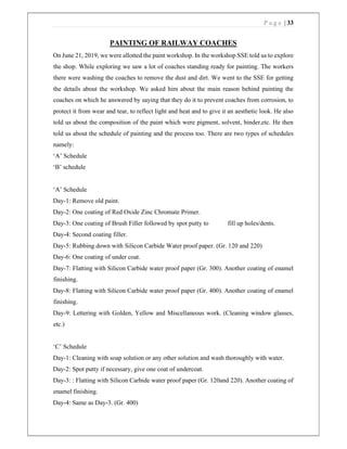 Summer Internship/Training report at Indian Railway | PDF
