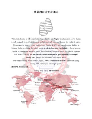 AYM SYNTEX LTD PALGHAR MUMBAI INTERSHIP REPORT | PDF
