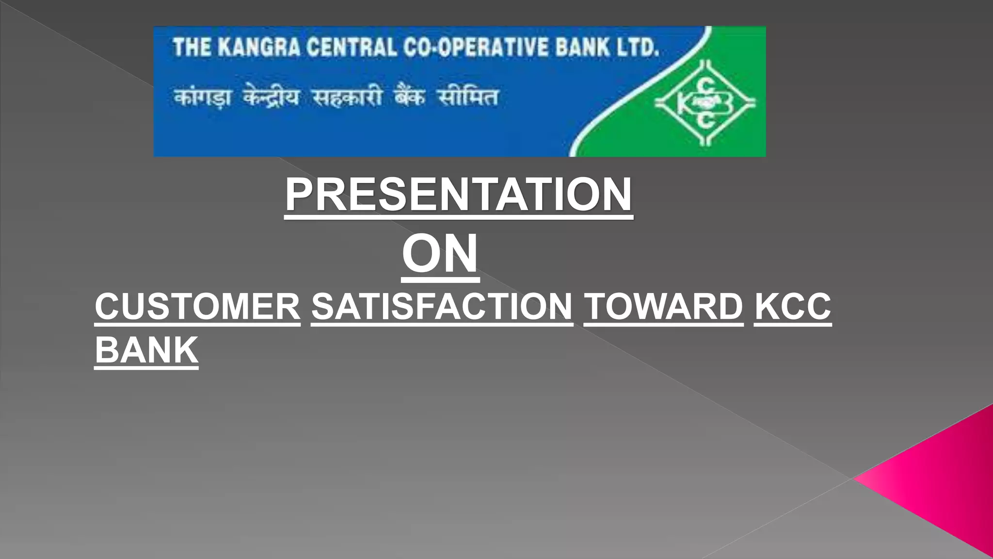Summer training report kcc bank | PPTX