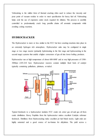 Summer Training Report of EIL Refinery Processes | DOCX