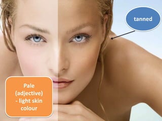 Summer ESL Vocabulary - Tan, Sunburn, etc | PPTX