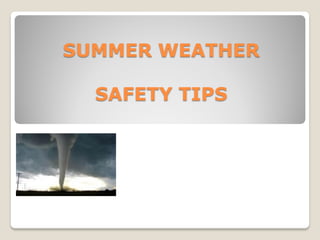 Summer Weather Safety Tips | PDF