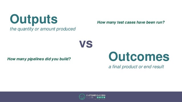 Outcomes vs. Outputs - Why Your CSM Team Must Know the Difference