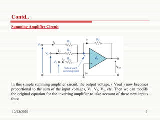 Summing Amplifier | PDF