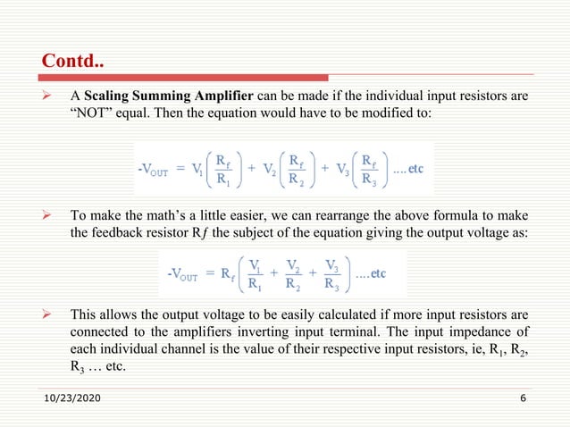 Summing Amplifier | PDF | Computer Networking | Computing