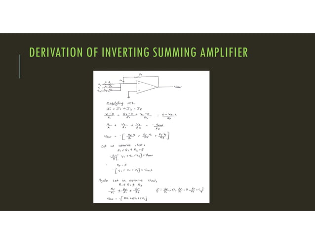 Summing Amplifier.pdf | Digital Audio | Computer Software and Applications