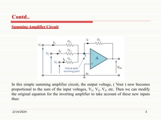 summing amplifier.ppt