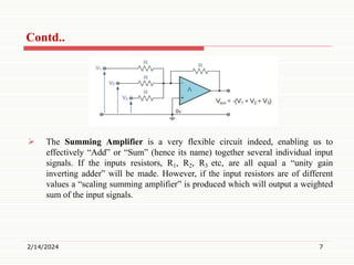summing amplifier.ppt