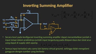 summing Amplifier pada rangkaian instrumentasi.pptx