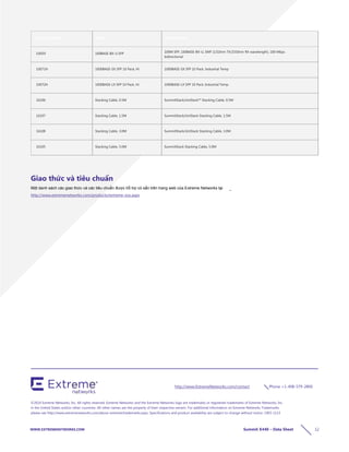 Summit x440x-ds-2 | PDF