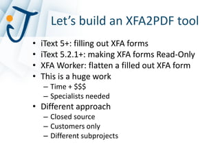 The XML Forms Architecture | PPT
