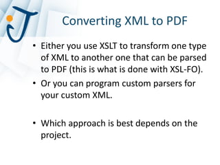The XML Forms Architecture | PPT