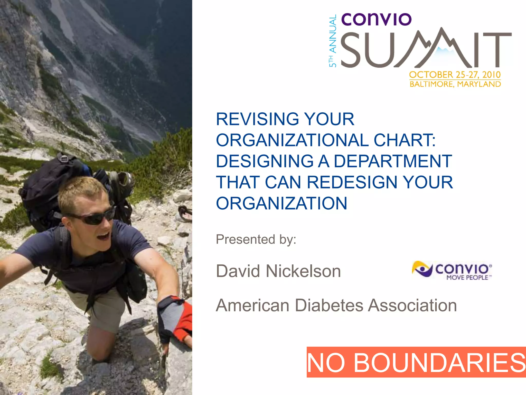 Revising your organizational chart: Designing a department that can ...