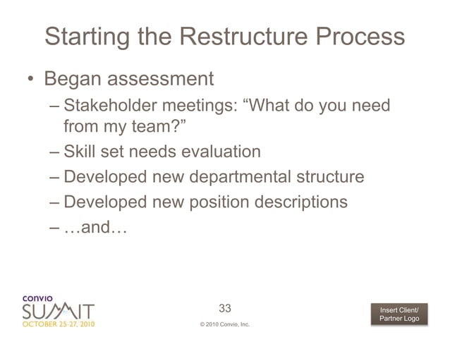 Revising your organizational chart: Designing a department that can ...