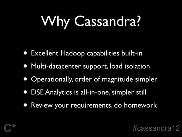End To End Analytics With Apache Cassandra Ppt