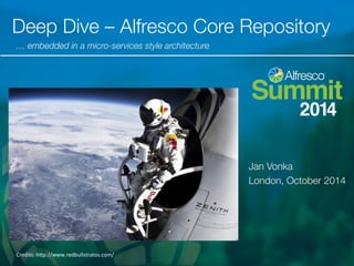 Deep Dive: Alfresco Core Repository (... embedded in a micro-services style architecture) | PDF