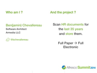 Ephesoft + Alfresco: The best duo for your digitization process! | PDF