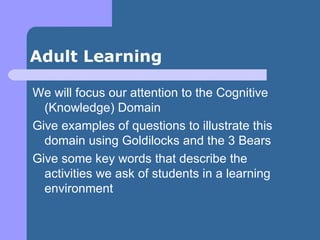 Adult Learning | PPT