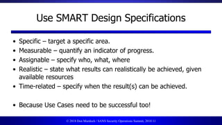 Building the Security Operations and SIEM Use CAse | PDF