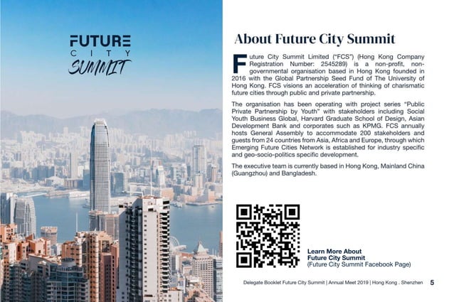 Delegate Booklet : Future City Summit Annual Meet 2019 | PPT