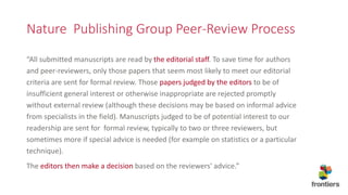 Frontiers' Publishing Model | PPTX