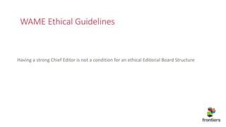 Frontiers' Publishing Model | PPTX | Publishing Industry | Industries