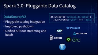 New Developments in the Open Source Ecosystem: Apache Spark 3.0, Delta Lake, and Koalas | PPT