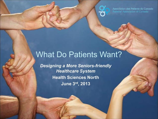 Designing a More Seniors-friendly Health Care System | PPT