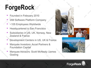 ForgeRock Open Identity Stack Summit - Kick-off by Mike Ellis | PPT
