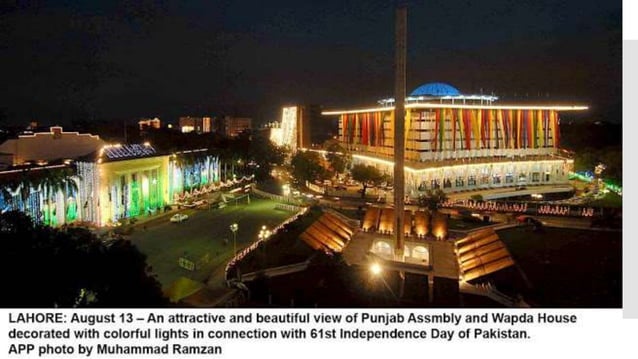 Islamic Summit minar Lahore Pakistan | PPTX
