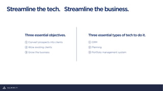 Explainer Infographic: How we think about advisor tech | PPT