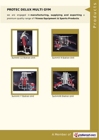 Summit Precision Engineering Works, Pune, Fitness Machines | PDF