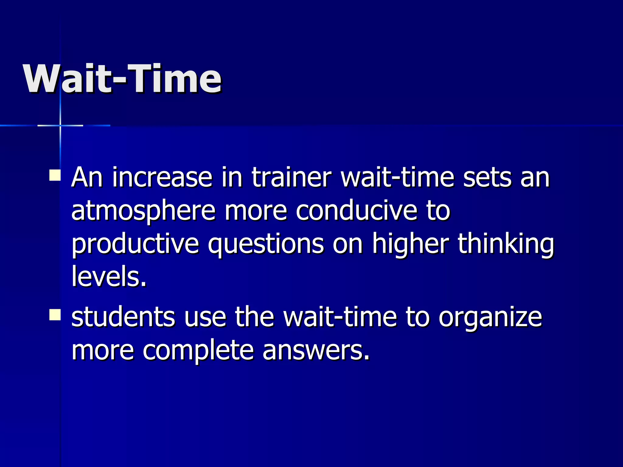 Questioning Techniques | PPT