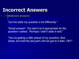 Questioning Techniques | PPT