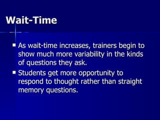 Questioning Techniques | PPT