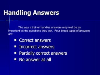 Questioning Techniques | PPT