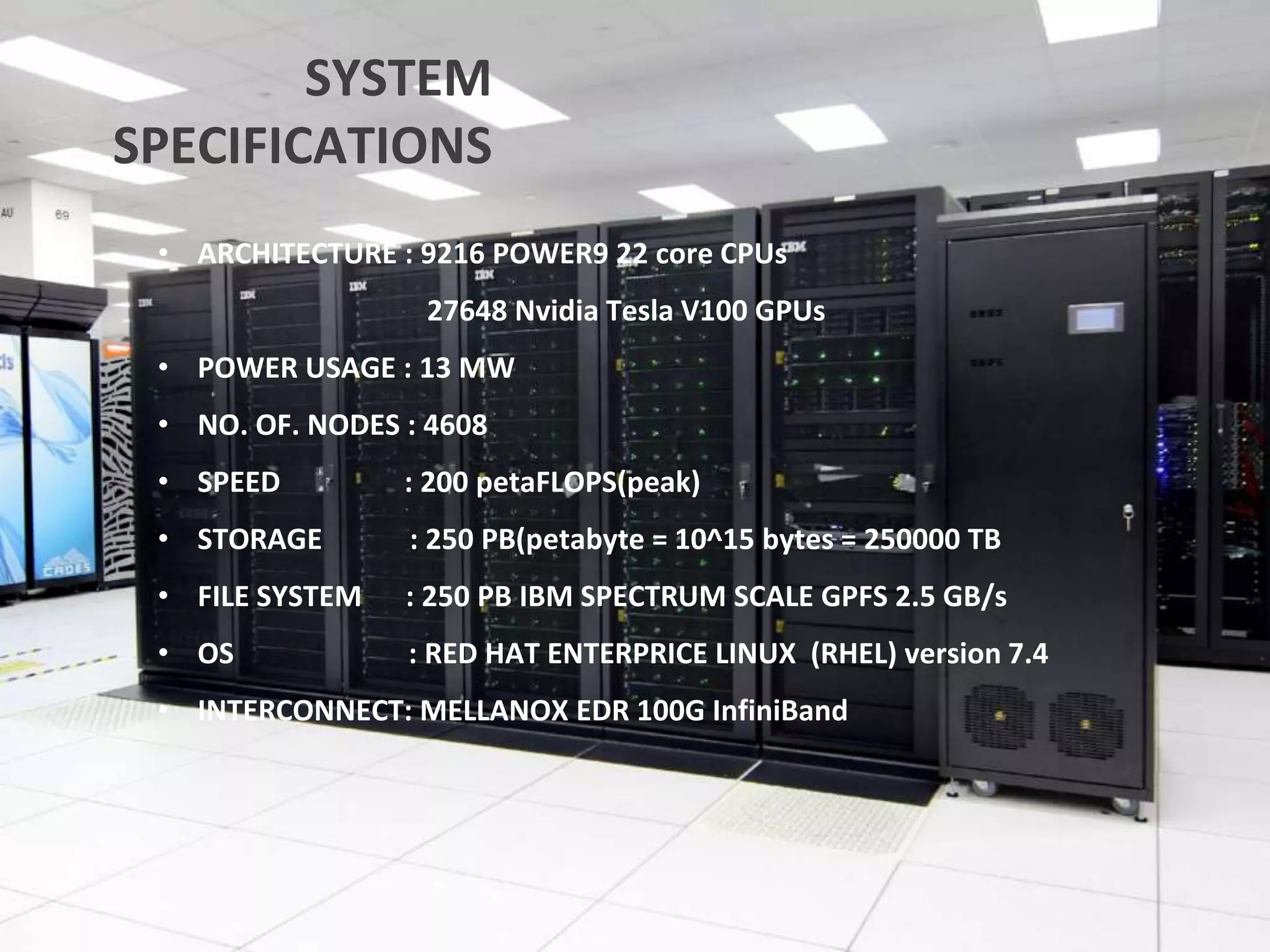 Summit supercomputer | PPT