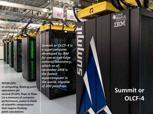Summit Supercomputer Ppt Free Download