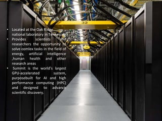 Summit supercomputer | PPT