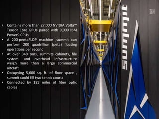 Summit supercomputer | PPT