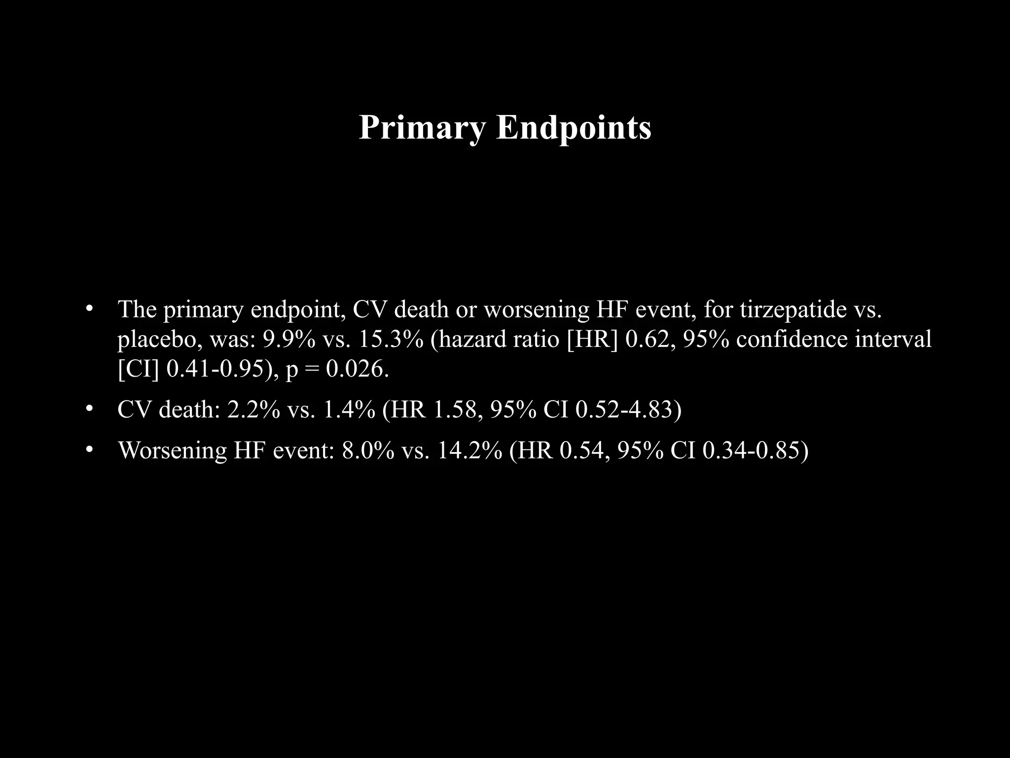 Tirzepetide in heart failure: SUMMIT Trial | PPTX