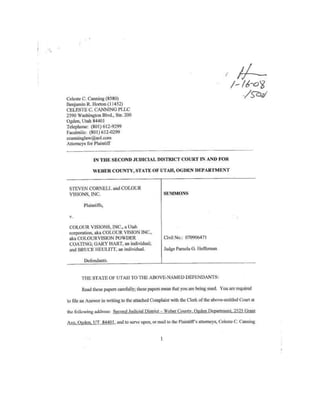 Summons form | DOCX | Legal Services Industry | Industries