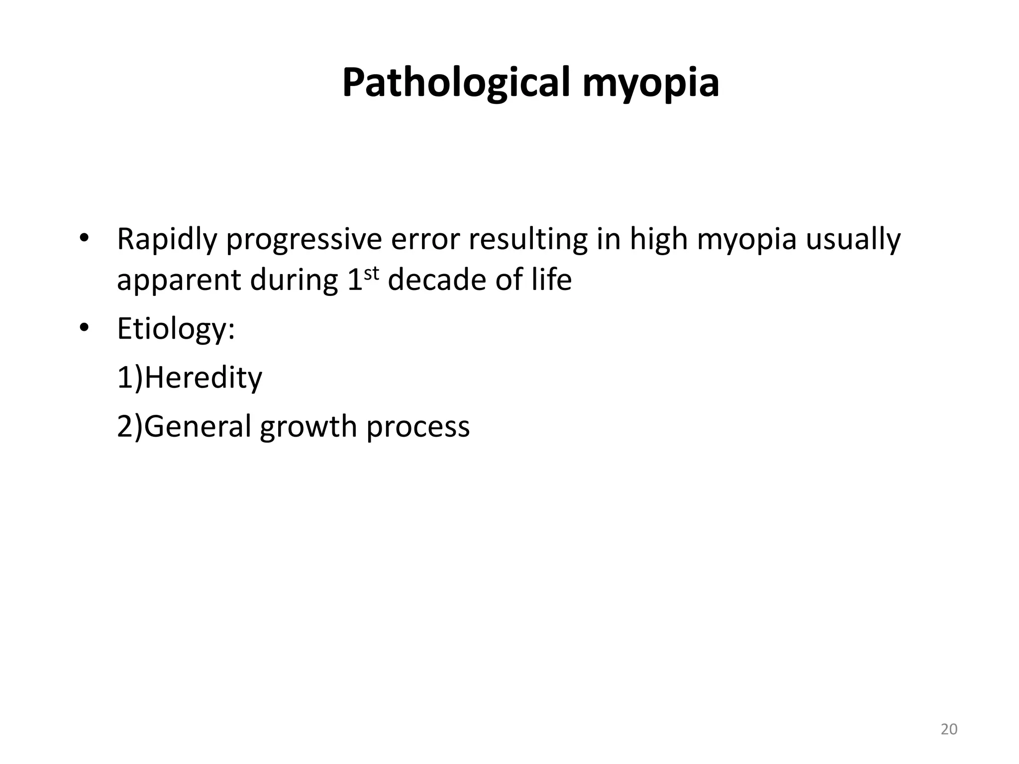 myopia | PPTX