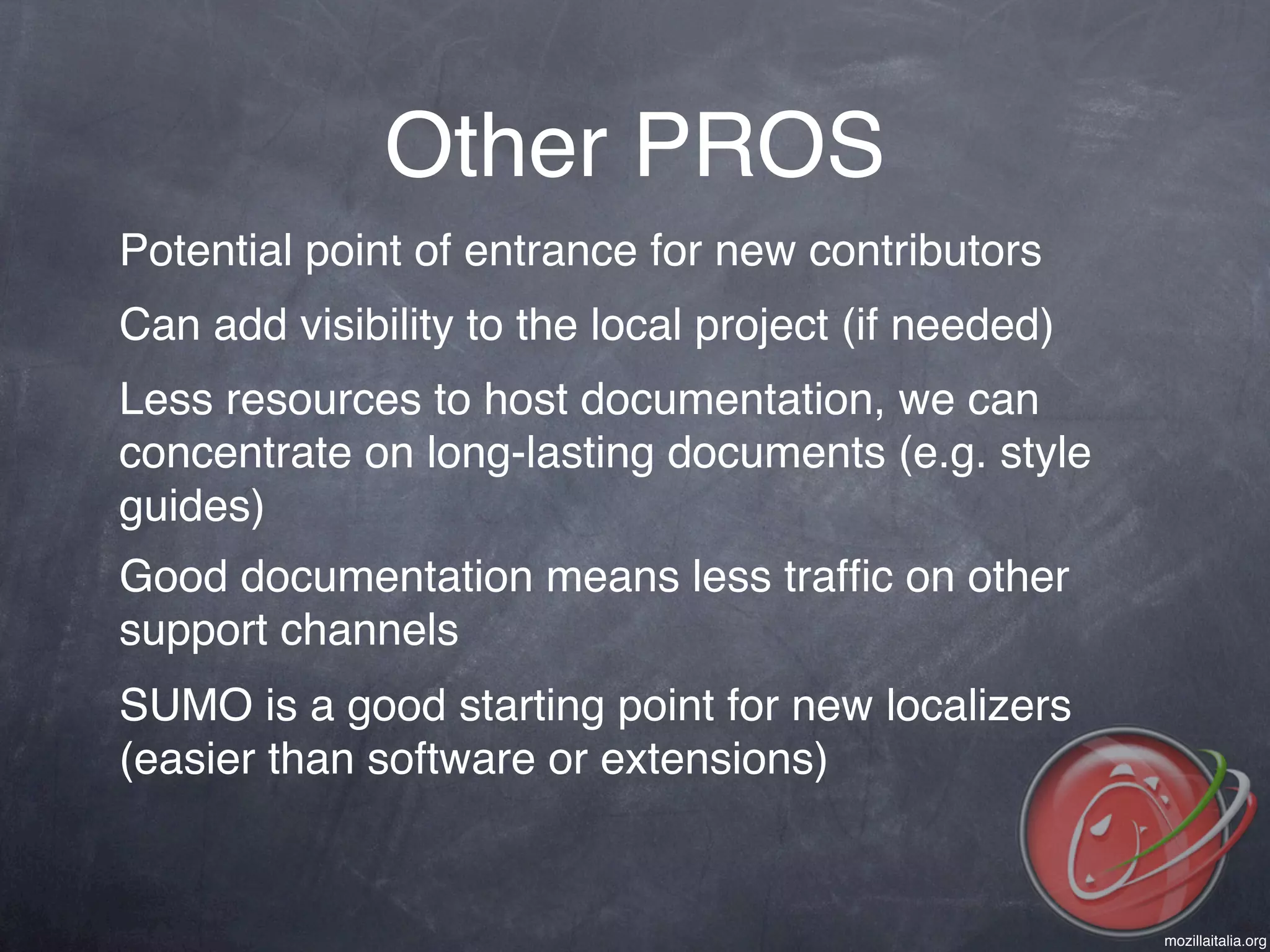 SUMO and Mozilla Italia | ZIP