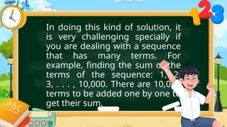 SUM OF ARITHMETIC MEANS.10 mathematicspptx | PPTX