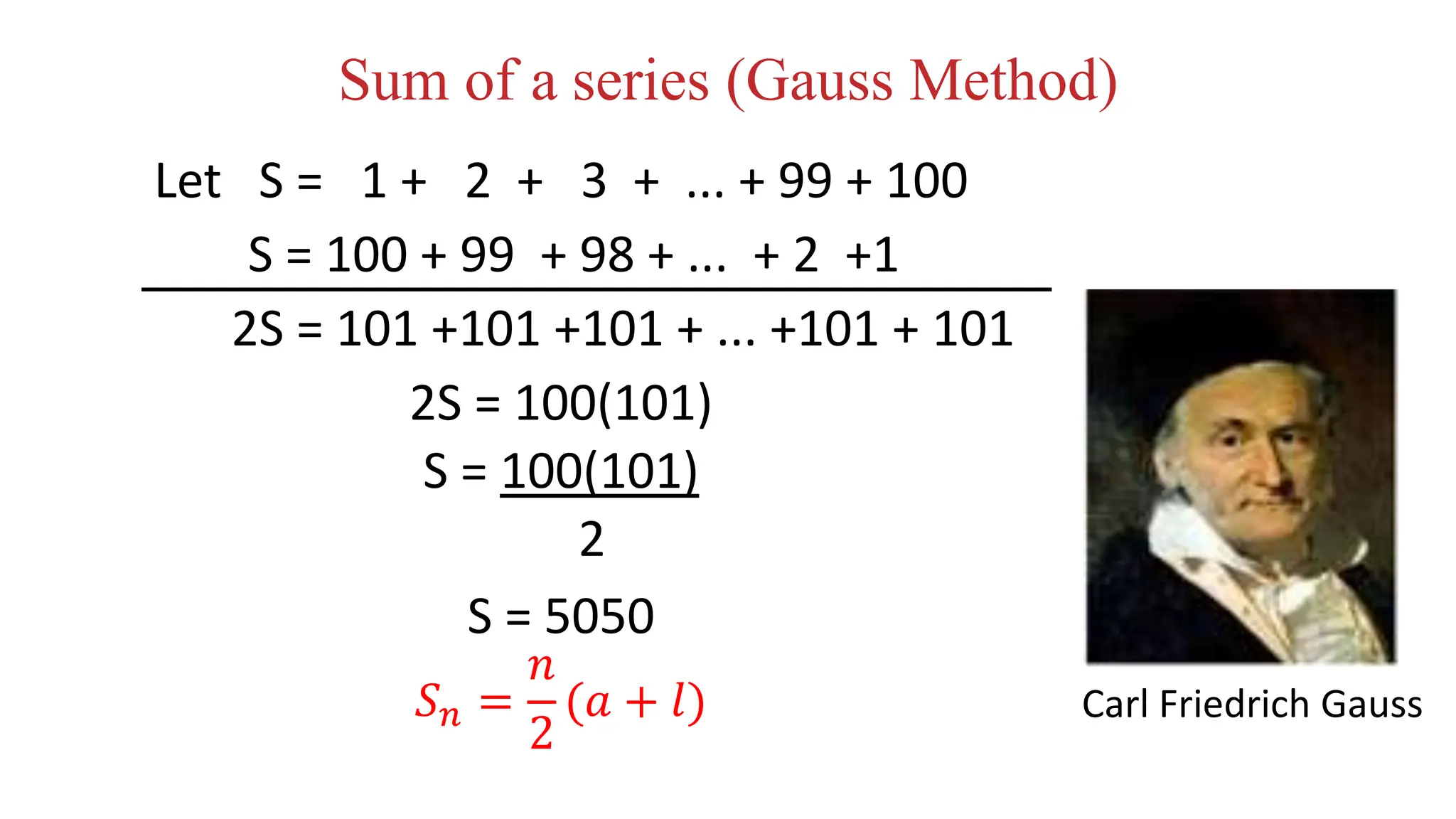 sum of a series (Gauss) F4 additional mathematics.pptx