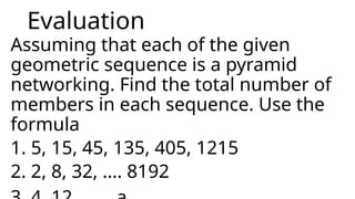 Sum of Finite Geometric Sequence.pptxpptx | PPT