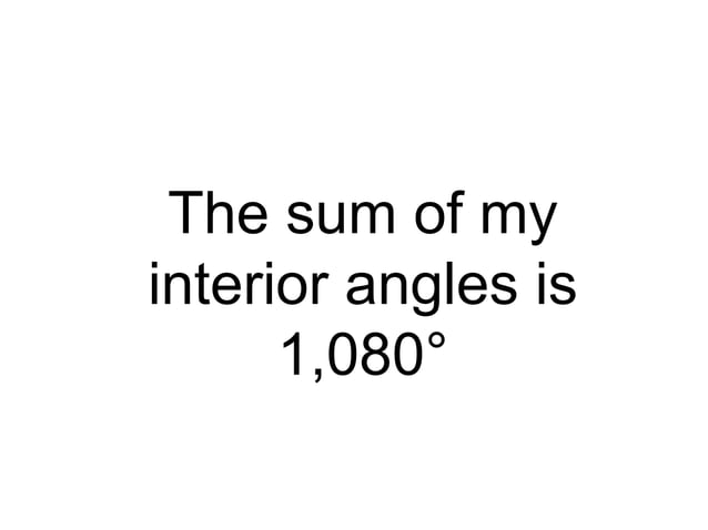 Sum Of Interior Angles Matching Game | PPT