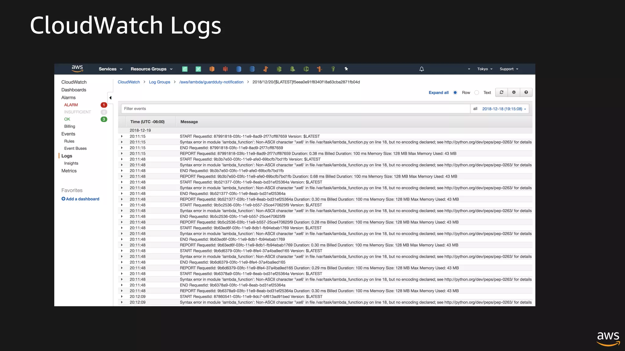 [Sumo Logic x AWS 共催セミナー_20190829] Sumo Logic on AWS -AWS を活用したログ分析と ...