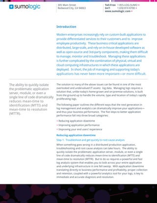 Five Steps to Better Application Performance | PDF